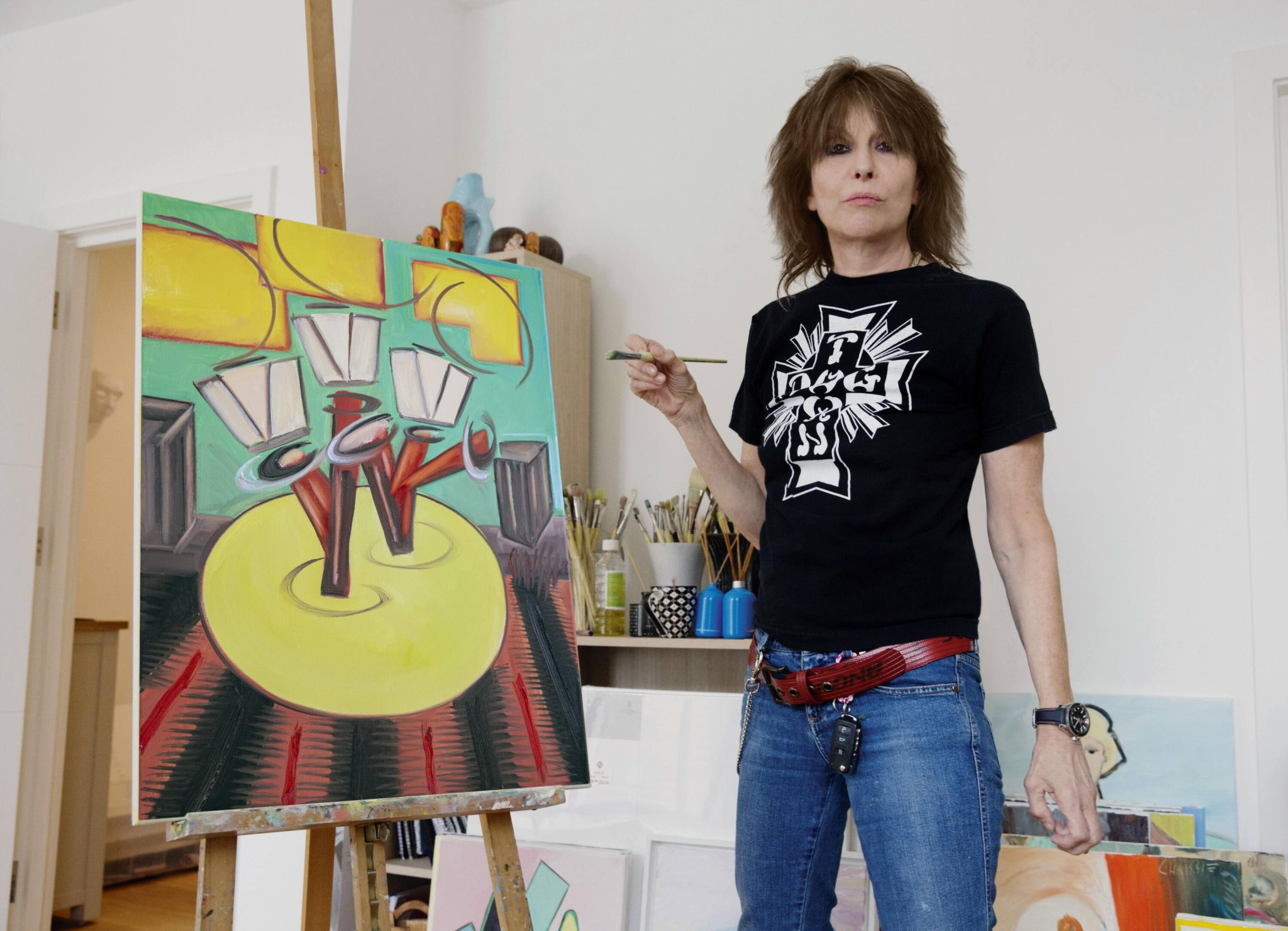 Pop rock megastar Chrissie Hynde is opening an exhibition of her ...