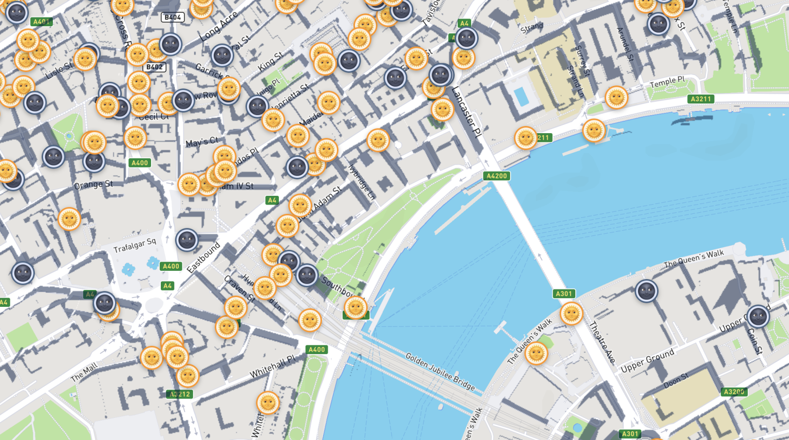 A game-changing new London pub map shows which boozers are currently in ...