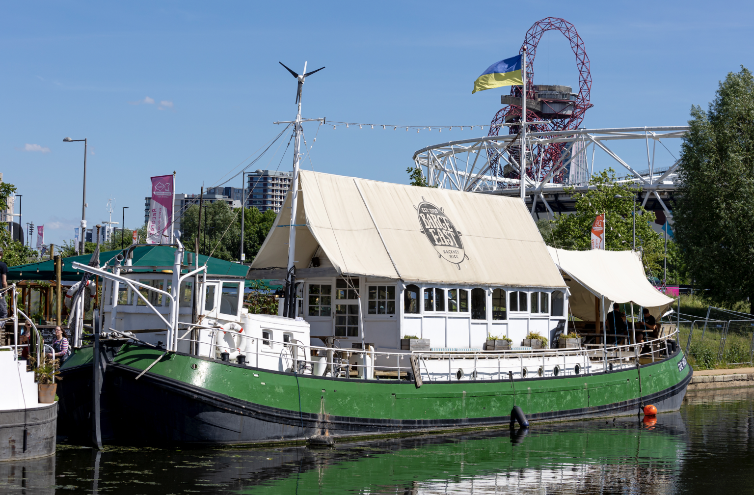 The floating east London restaurant that is officially one of the most ...