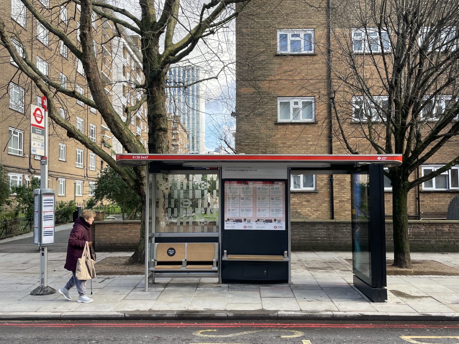 First look: TfL is trialling a brand new bus stop design across London ...